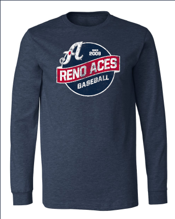 Reno Aces Men's Retro Long Sleeve 8-48 Tee – Reno Aces Official Store